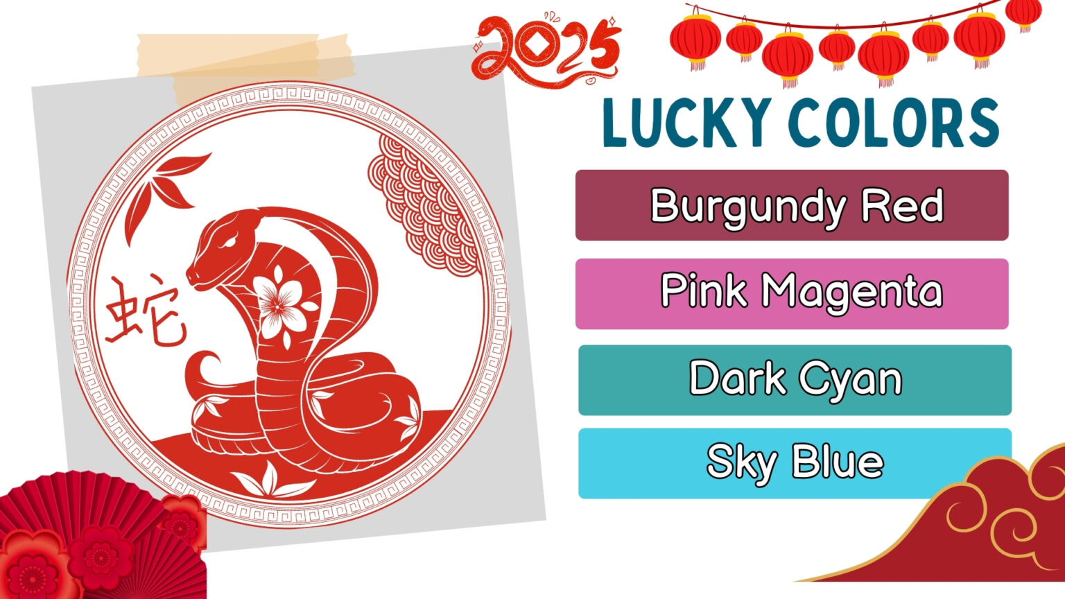 Lucky Colors 2025 – Medžio gyvatės metai - Pasaulio Horoskopai.LT